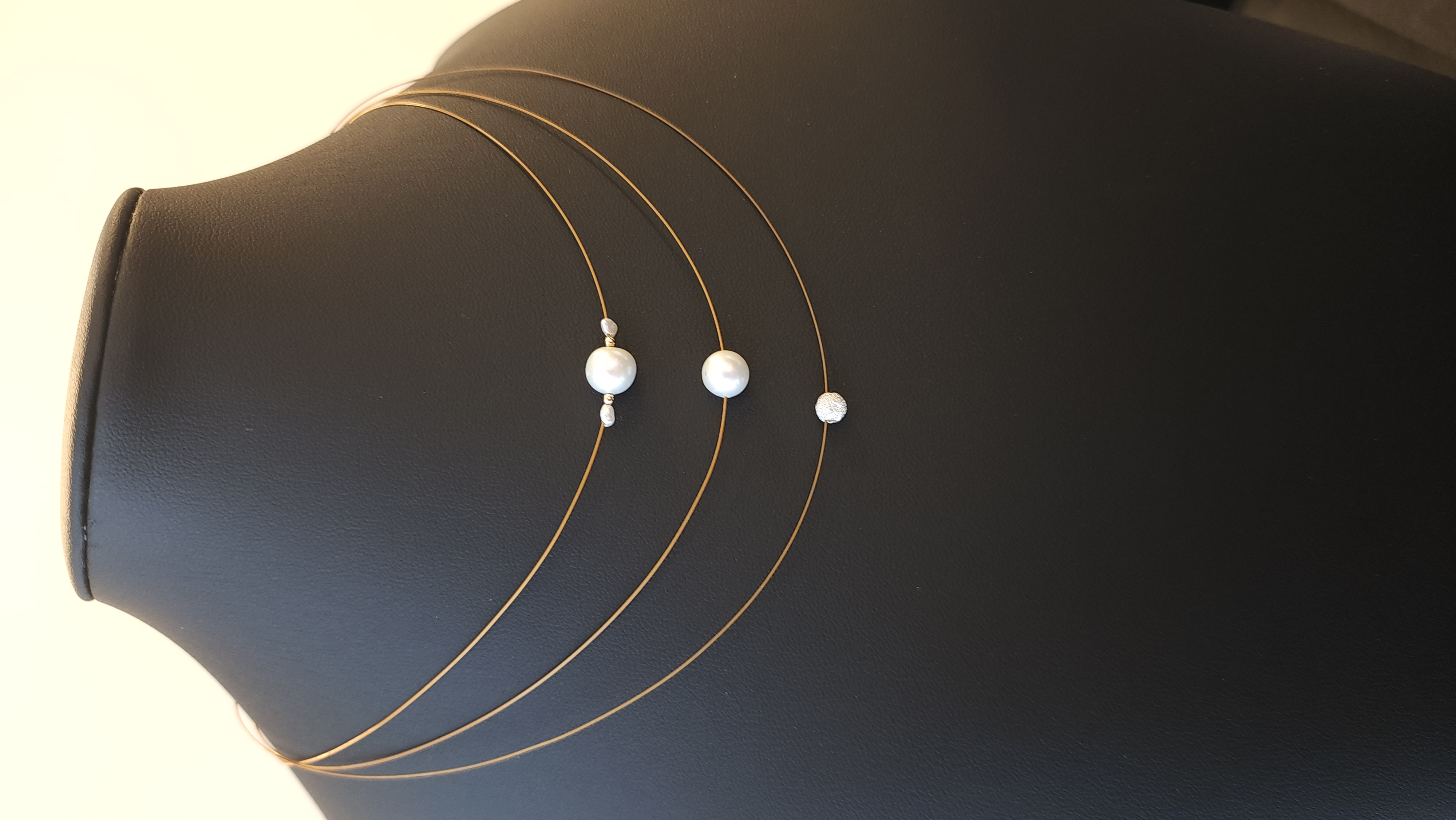 Floating Pearls necklaces – MandaLea Hand Crafted Art