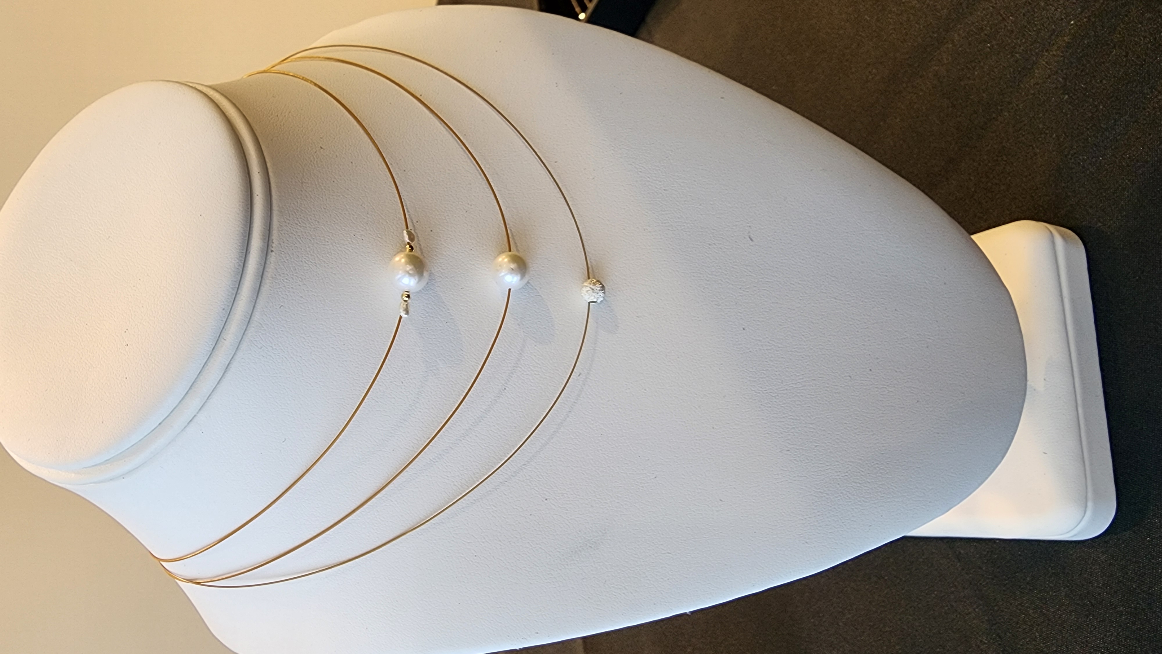 Floating Pearls necklaces – MandaLea Hand Crafted Art